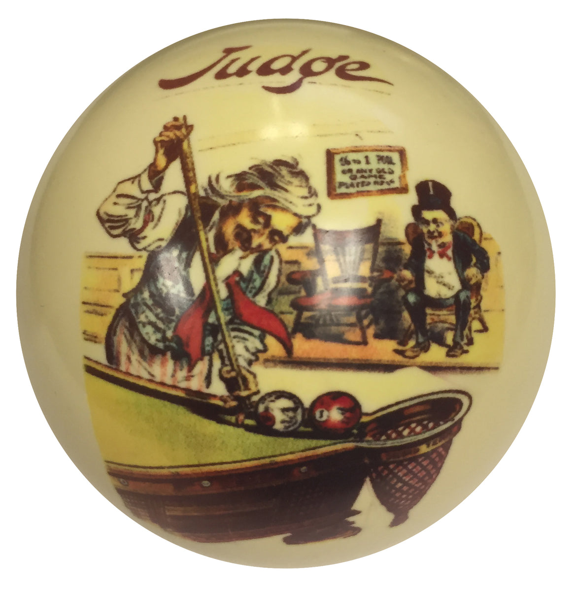 The Judge Custom Cue Ball – D&L Billiards