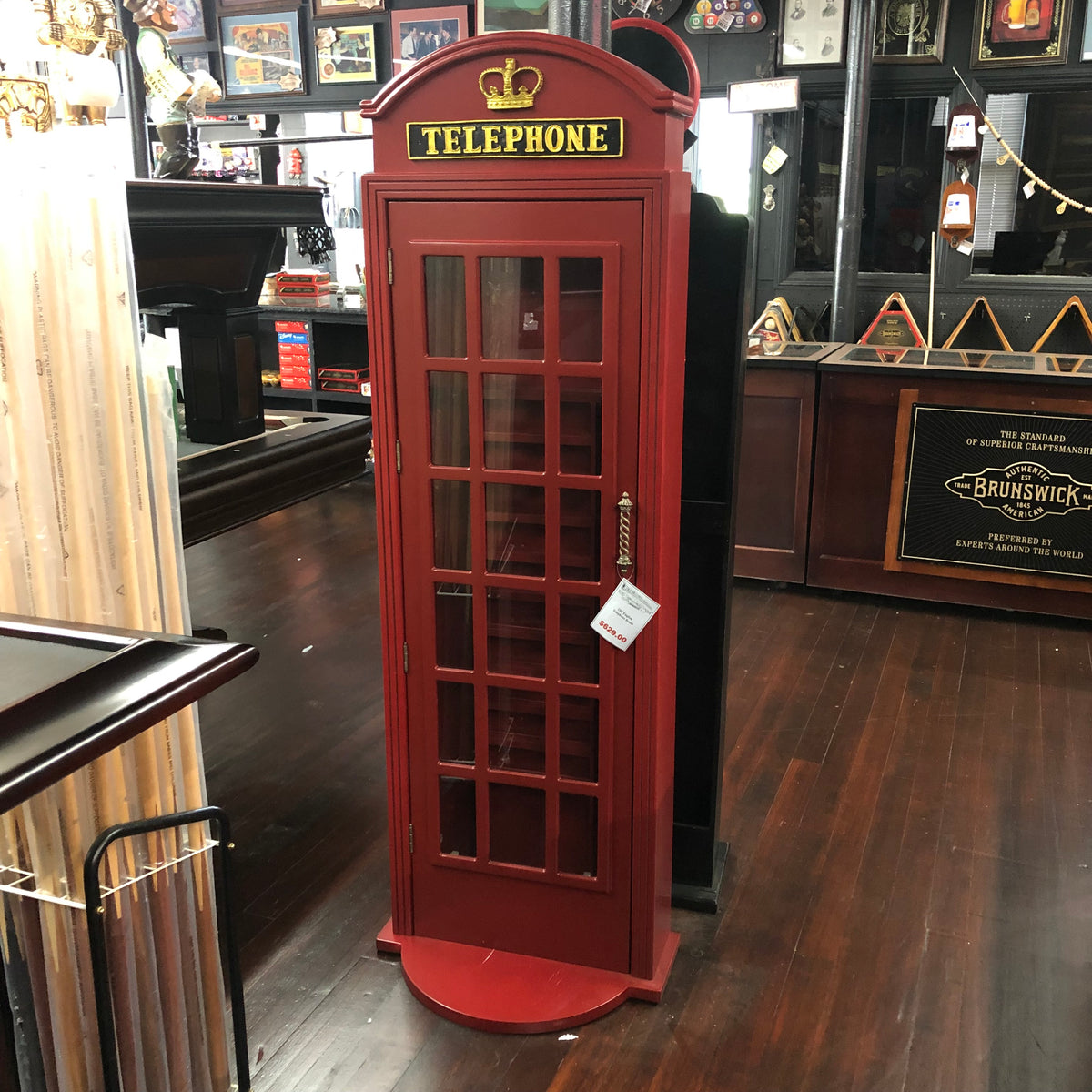Telephone Booth Pool Cue Holder – D&L Billiards