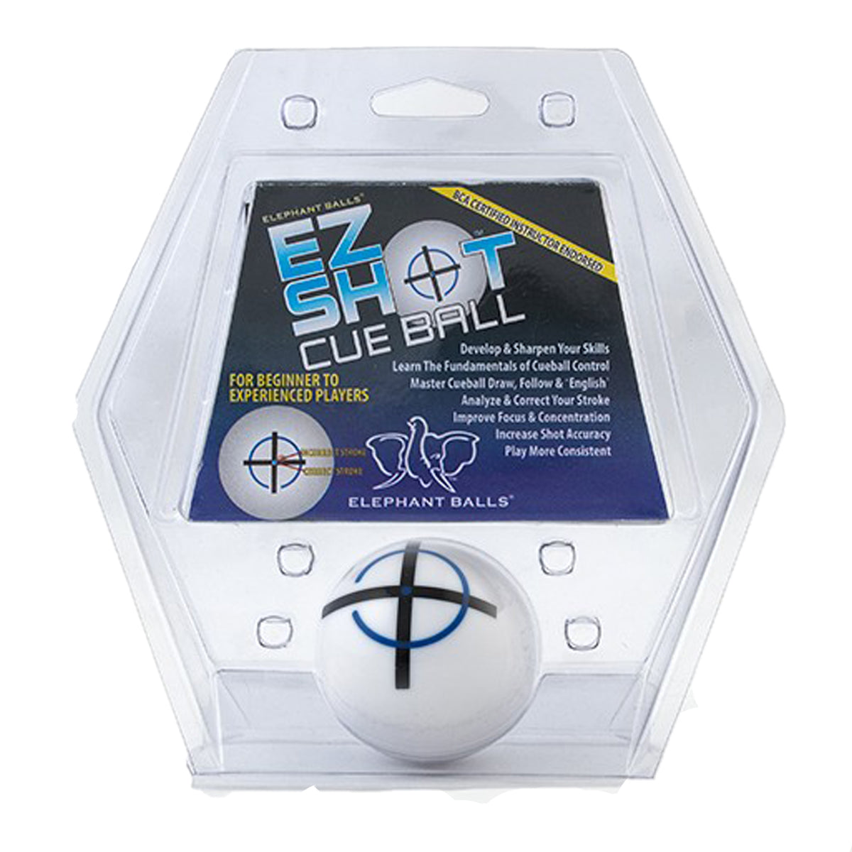 EZ Shot Training Practice Cue Ball – D&L Billiards