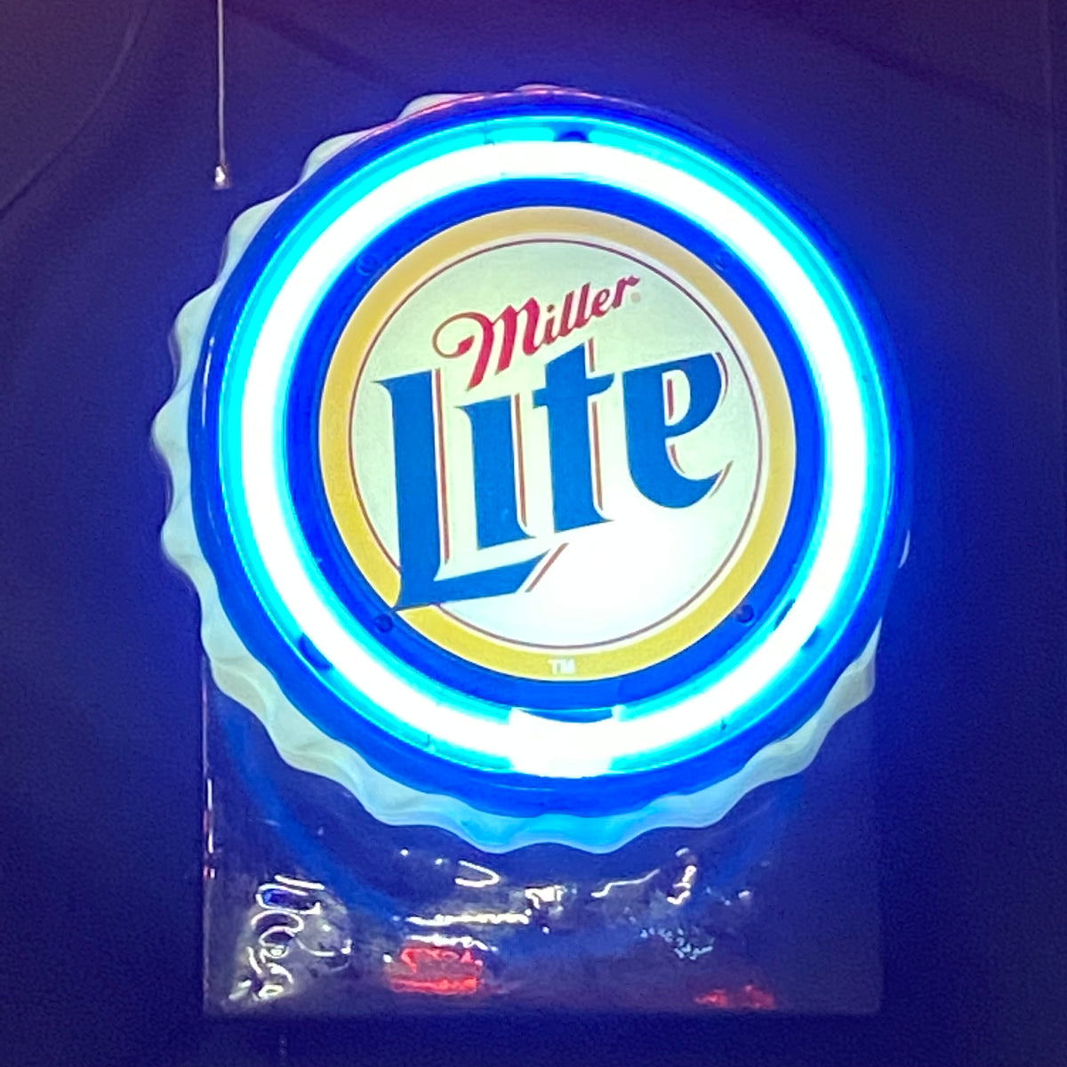 Miller Lite Mini Neon Light – D&L Billiards